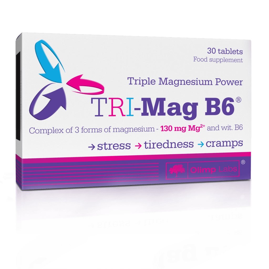 Magnésio Tri-Mag B6 - 30 comprimidos - WellNutrition