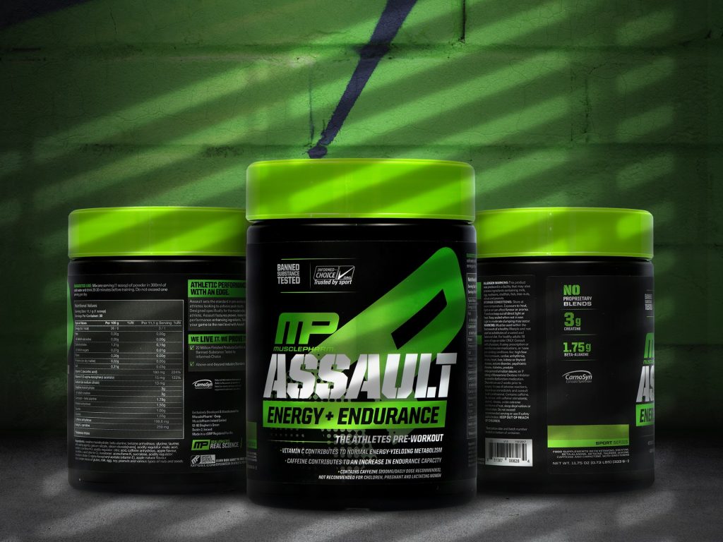 Assault Energy + Endurance 333g - Muscle Pharm - WellNutrition