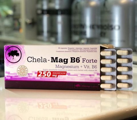 Magnésio Chela-Mag B6 Forte - 60 Cápsulas - WellNutrition